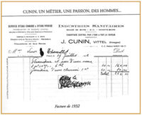 JULES CUNIN VITTEL - Notre histoire